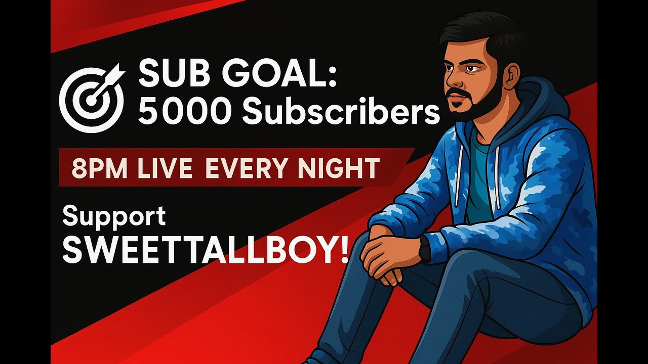🔴 BGMI Live Tamil | Night Full Rush Gameplay | Sweettallboy Live stream ...