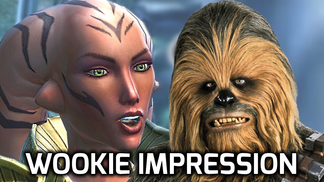 SWTOR YAWNING/WOOKIE IMPRESSION - Female Sith Warrior - Chapter 13 ...