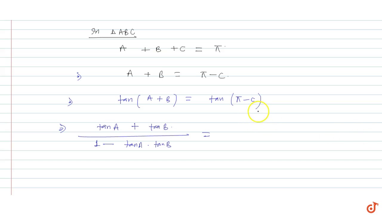 If In A Delta ABC tanA tanB tanC 6 Then cotA CotB CotC YouTube