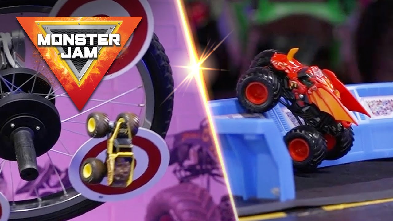 High-Flying and Far Out Monster Jam Stunts | Monster Jam | Toys for ...