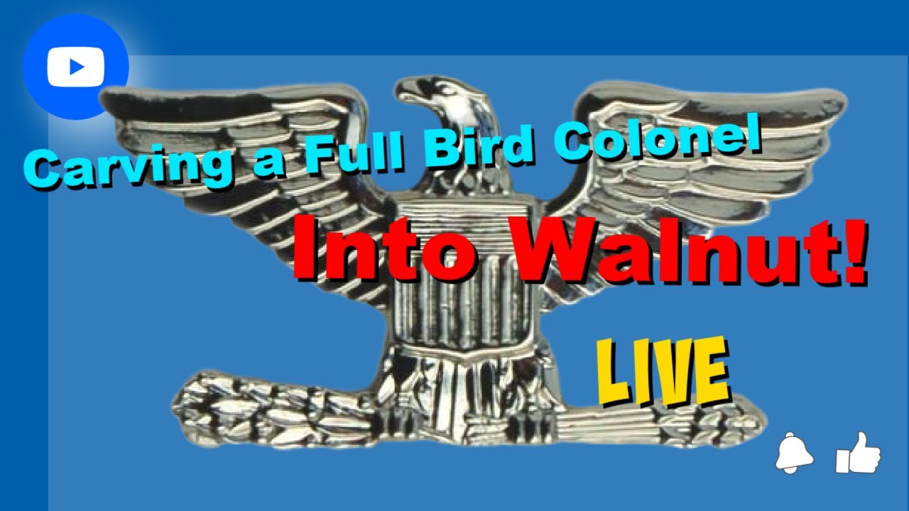 Let's Carve a Full Bird Colonel Rank on CNC! - YouTube