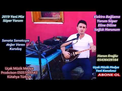 HARUN EROĞLU  İSLAMOĞLU DERLER BENİM ADIMA Elektro Bağlama Slayt! Uçak Müzik