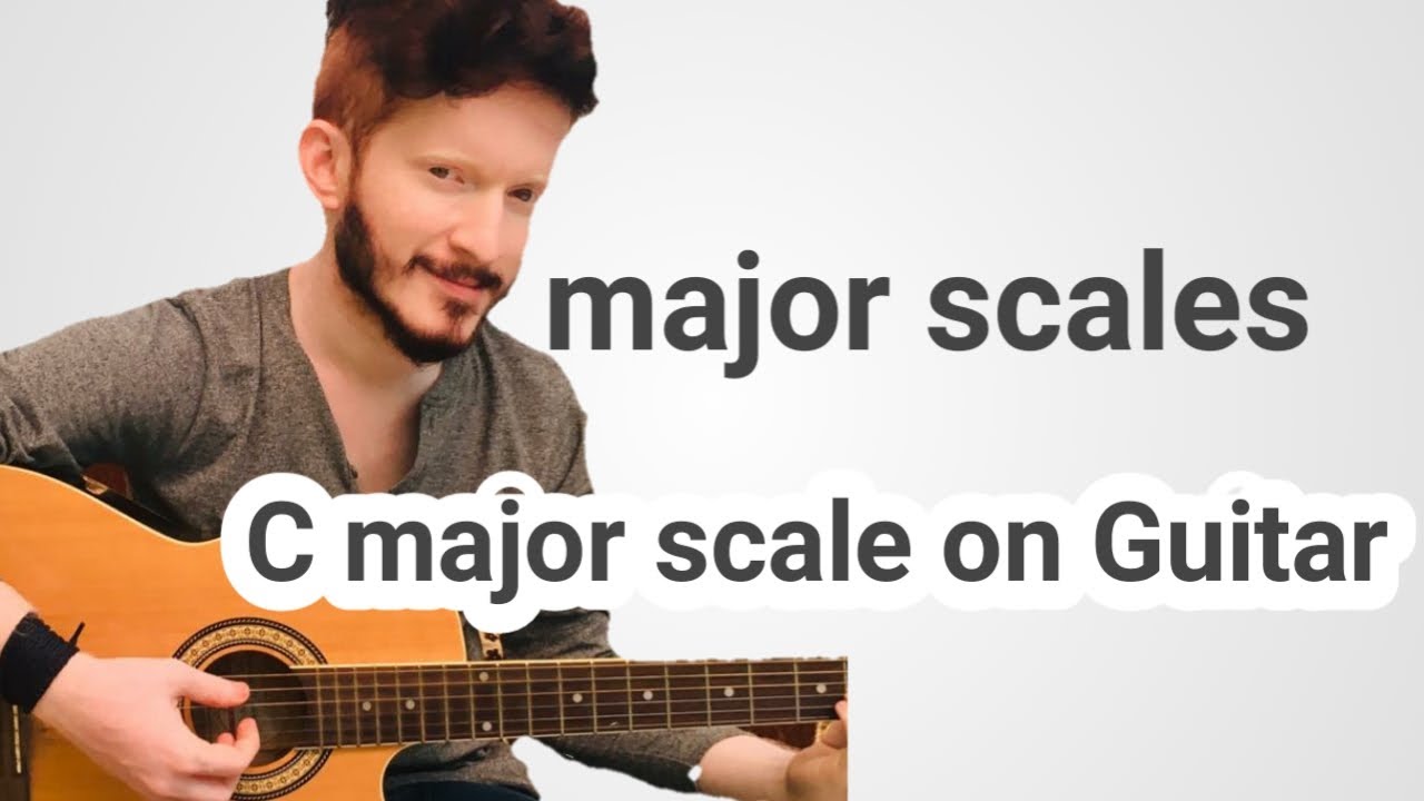 Lesson 7. How to play C major scale on guitar | Beginner guitar lessons ...