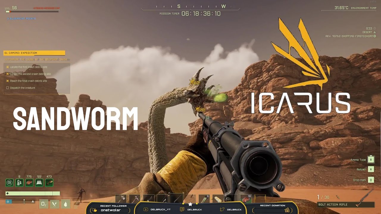 ICARUS SANDWORM - Gusano de lokos! XD - YouTube