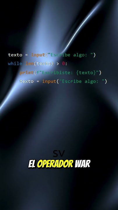 🔍 El truco oculto de Python que pocos usan: ¡Descubre el operador ...