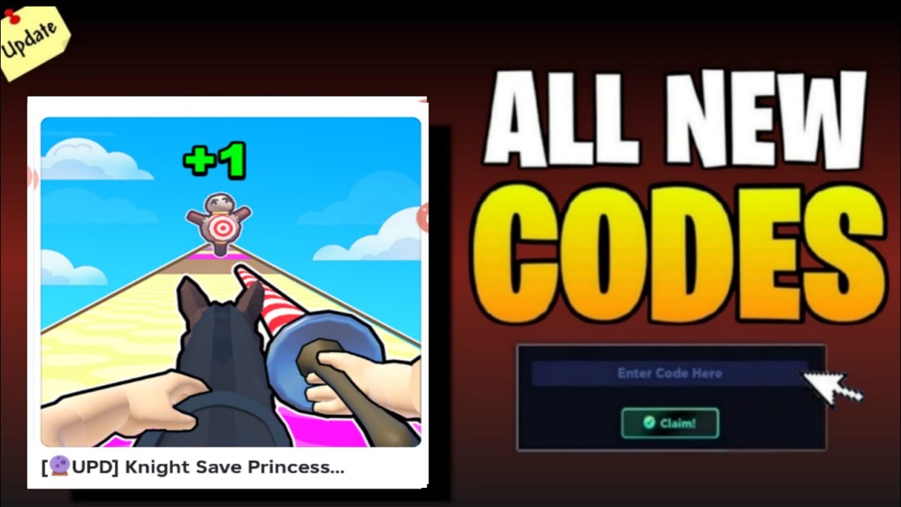 *SECRET UPDATE!* | Knight Save Princess CODES 2025 | ROBLOX Knight Save ...