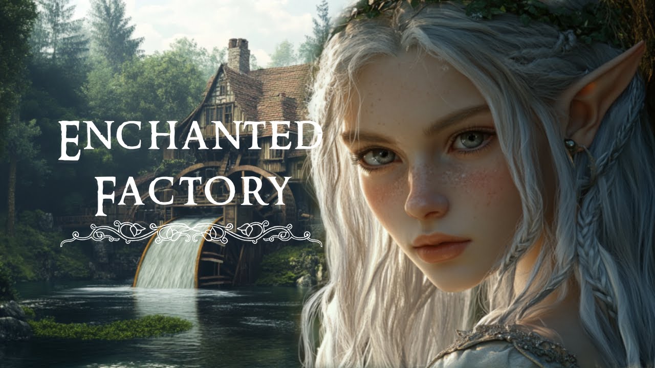Enchanted Factory : Calming Celtic Music _ An Elf Maiden by the Flowing ...