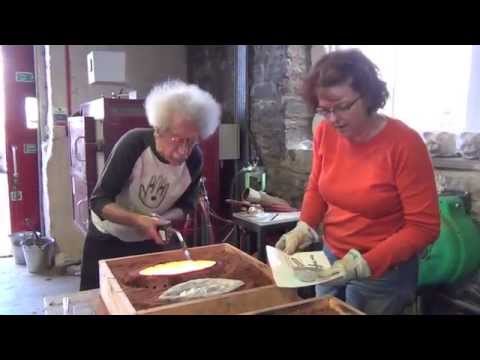 Hot Glass Casting with Janice Peacock, Artist and Author - YouTube