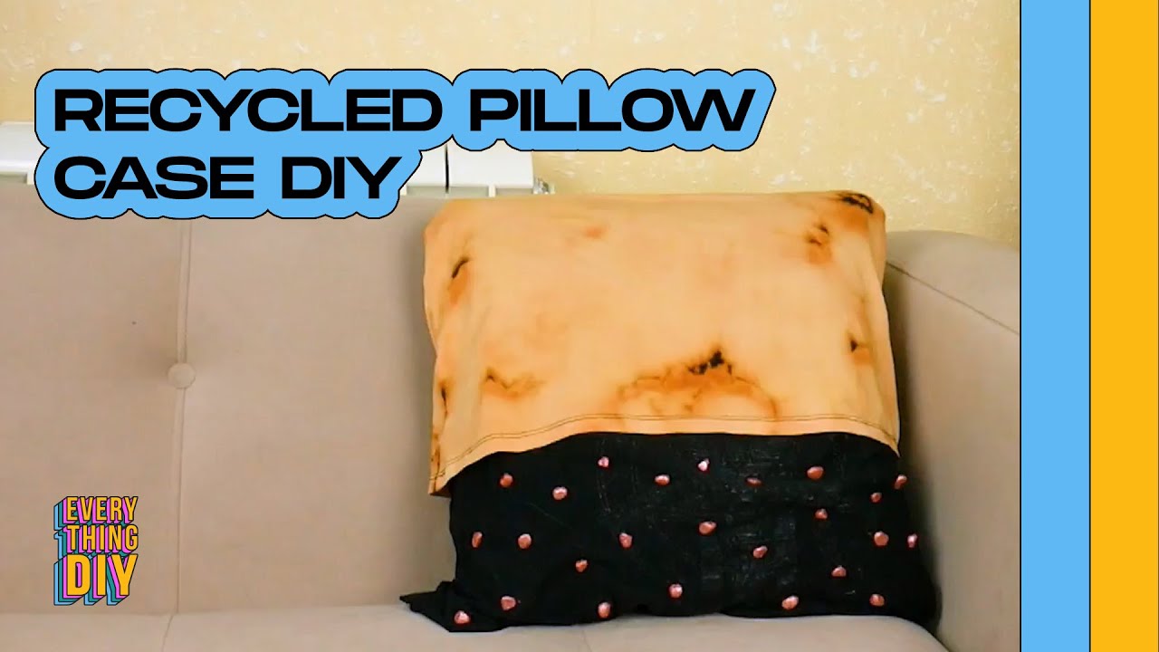 Fluffly and Recycled Pillow Case DIY That Will Brighten Your Room♻️🥰 ...
