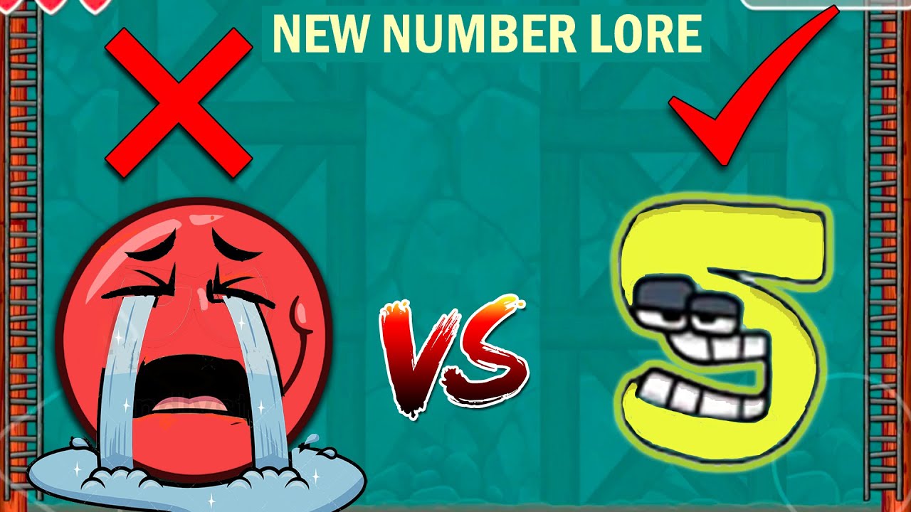 LAUGHTER IN RED BALL 4 IN NUMBER LORE INTO THE CAVES - YouTube