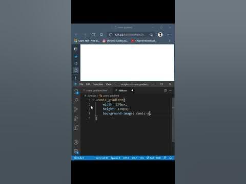 CSS conic-gradients background | Dynamic Coding With Amit #shorts #youtubeshorts - YouTube