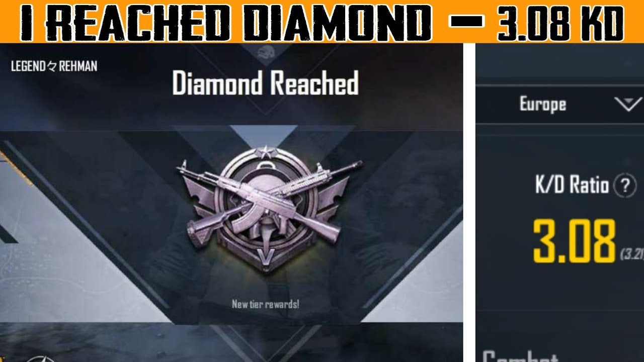 Diamond Montage | I Reached Diamond With 3 + KD | PUBG MOBILE MONTAGE ...