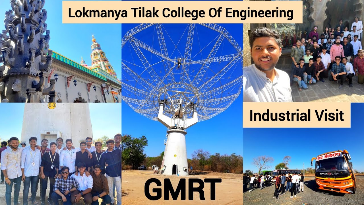 LTCOE Industrial Visit to GMRT Narayangaon //EXTC DEPARTMENT // - YouTube