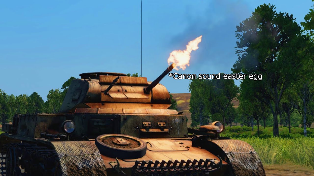 Panzer II canon sound easter egg (War Thunder) - YouTube