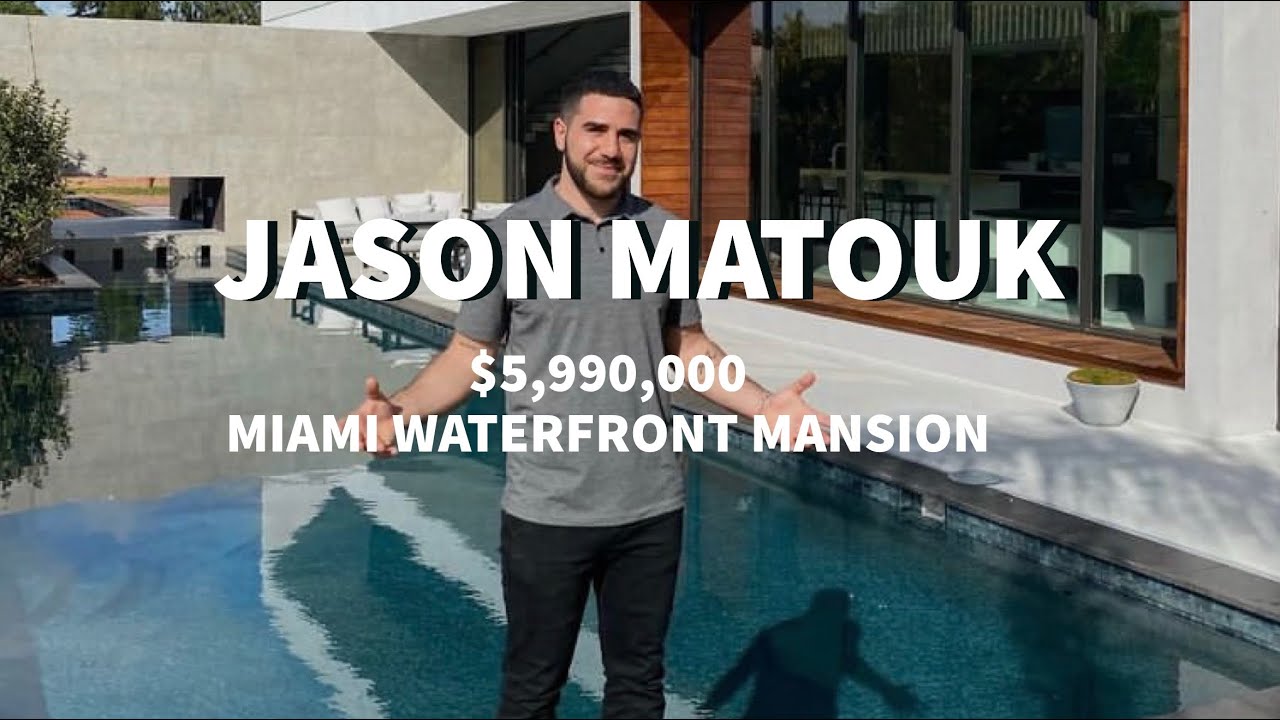 $5,990,000 MIAMI WATERFRONT MANSION|JASON MATOUK - YouTube