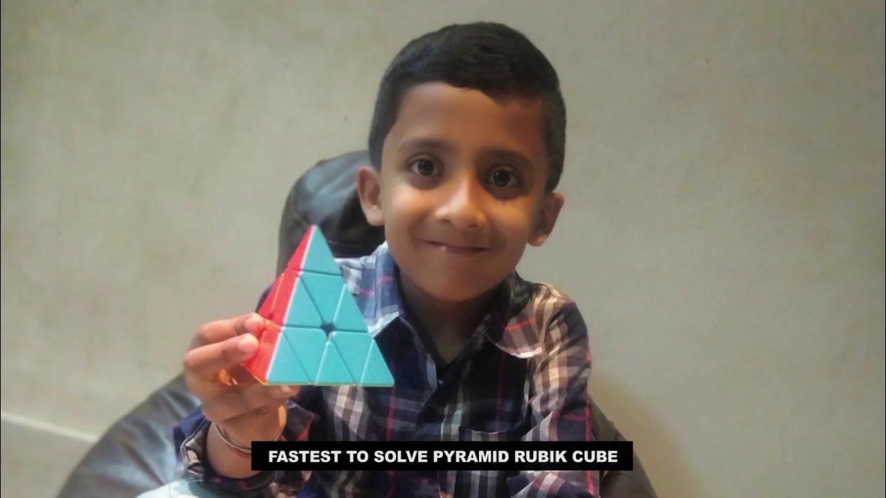 FASTEST TO SOLVE PYRAMINX RUBIK CUBE - YouTube