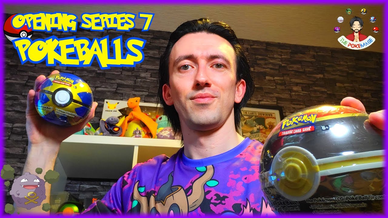 Opening brand new Series 7 Pokeballs! - YouTube