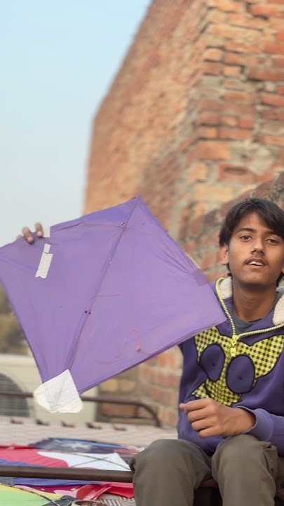 Purple patang pakad liya 😍 #kite #patang #shorts - YouTube