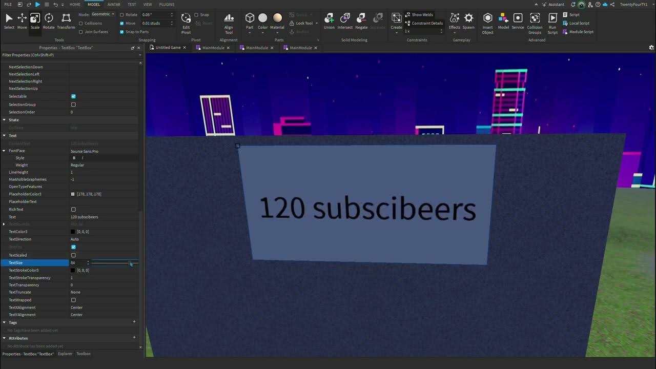 how to add both text and image to parts roblox studio 2025 - YouTube