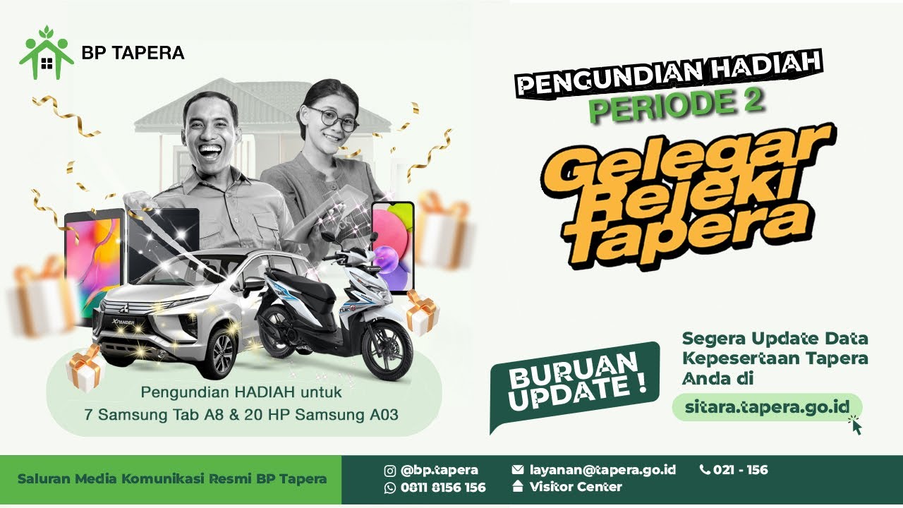 LIVE Pengundian Hadiah Gelegar Rejeki Tapera Periode II - YouTube