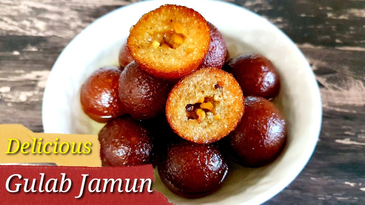Gulab Jamun Recipe with Milk Powder | गुलाब जामुन बनाने का आसान तरीका ...