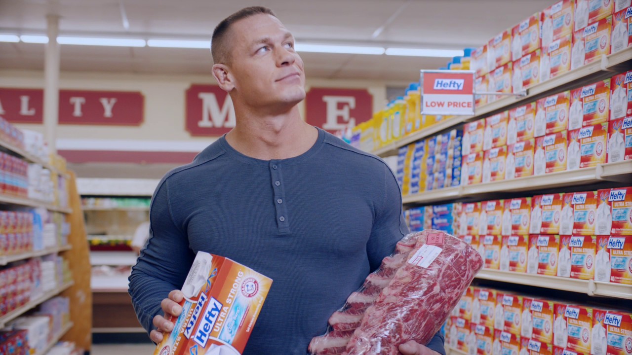 John and Carol Cena for Hefty (Full) - YouTube
