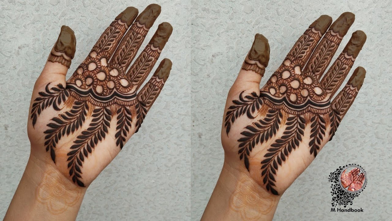 Simple Easy leaf Mehndi Design |Beautiful & Stylish Mehndi Design |Easy ...