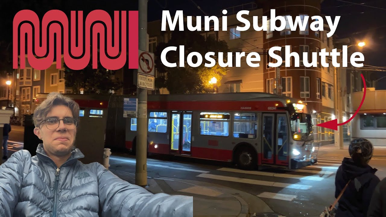 What's it like to ride Muni's Market Street Subway Bus Shuttle? - YouTube