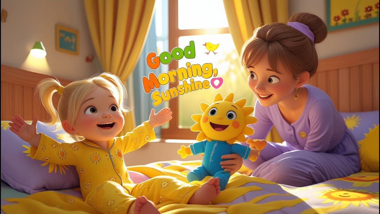 🌞 Good Morning, Sunshine! ☀️ | Wake-Up Song for Kids 🎵 | Wake-Up Song ...