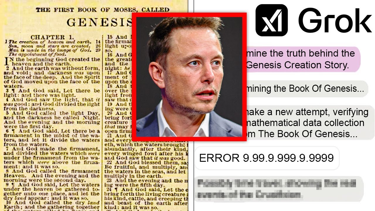 Elon Musk: Grok AI Found Mathematical Patterns in Genesis Creation ...