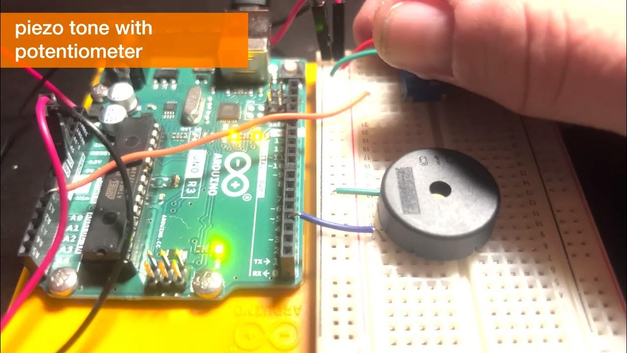 4.5 piezo potentiometer - YouTube