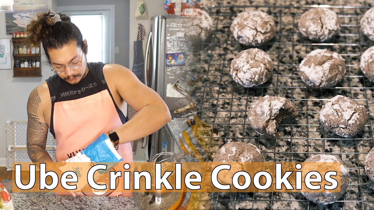 Ube Crinkle Cookies | Filipino Pastry - YouTube