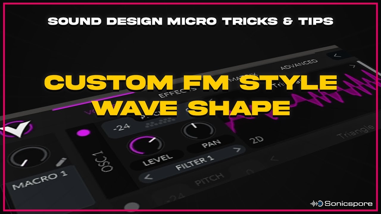 Sound Design Micro Tricks & Tips #5 Custom Waves for FM style [Vital ...