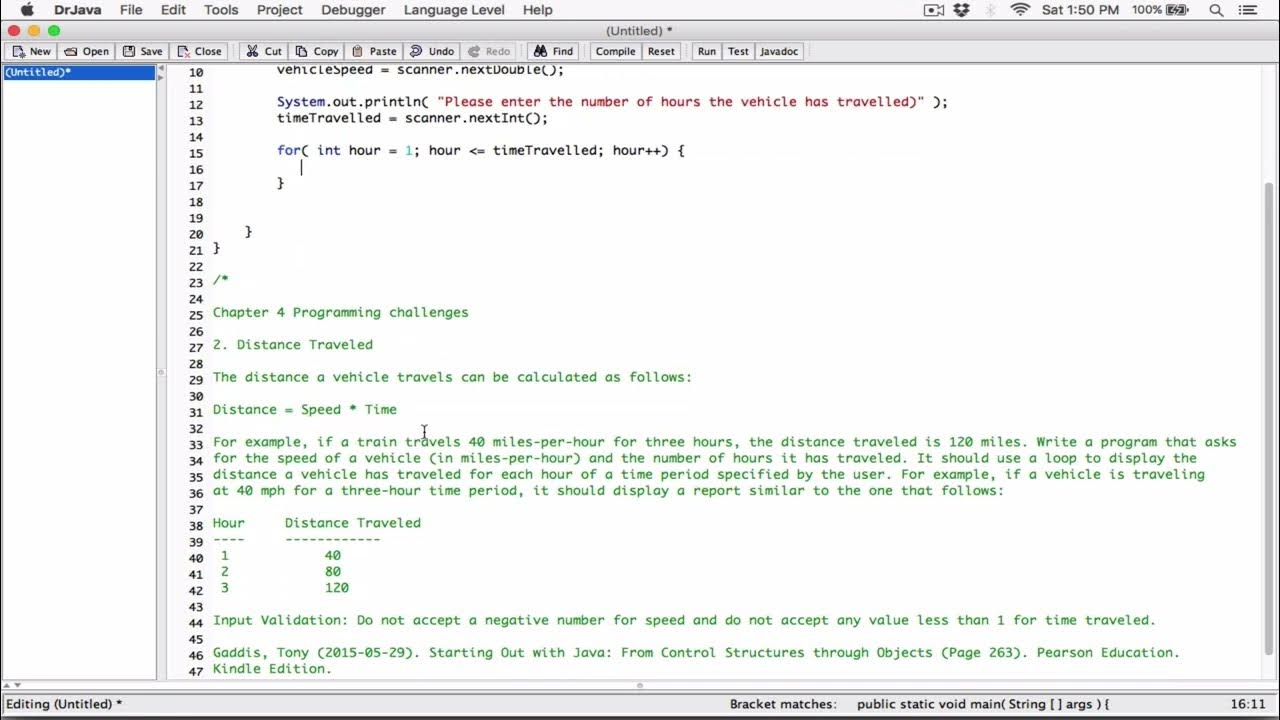 4.2. Distance Traveled - Java - ️ SOLUTIONS MOVED TO DISCORD ️ - YouTube Music
