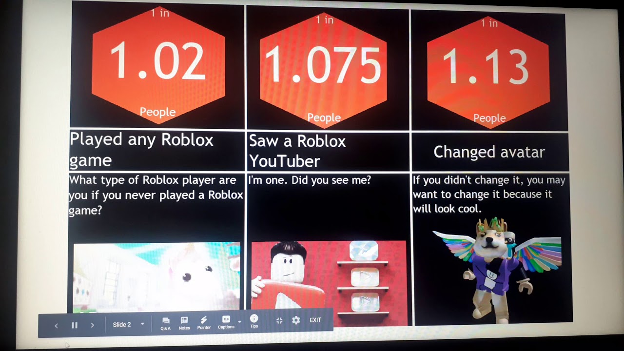 Probability Comparison: Roblox - YouTube
