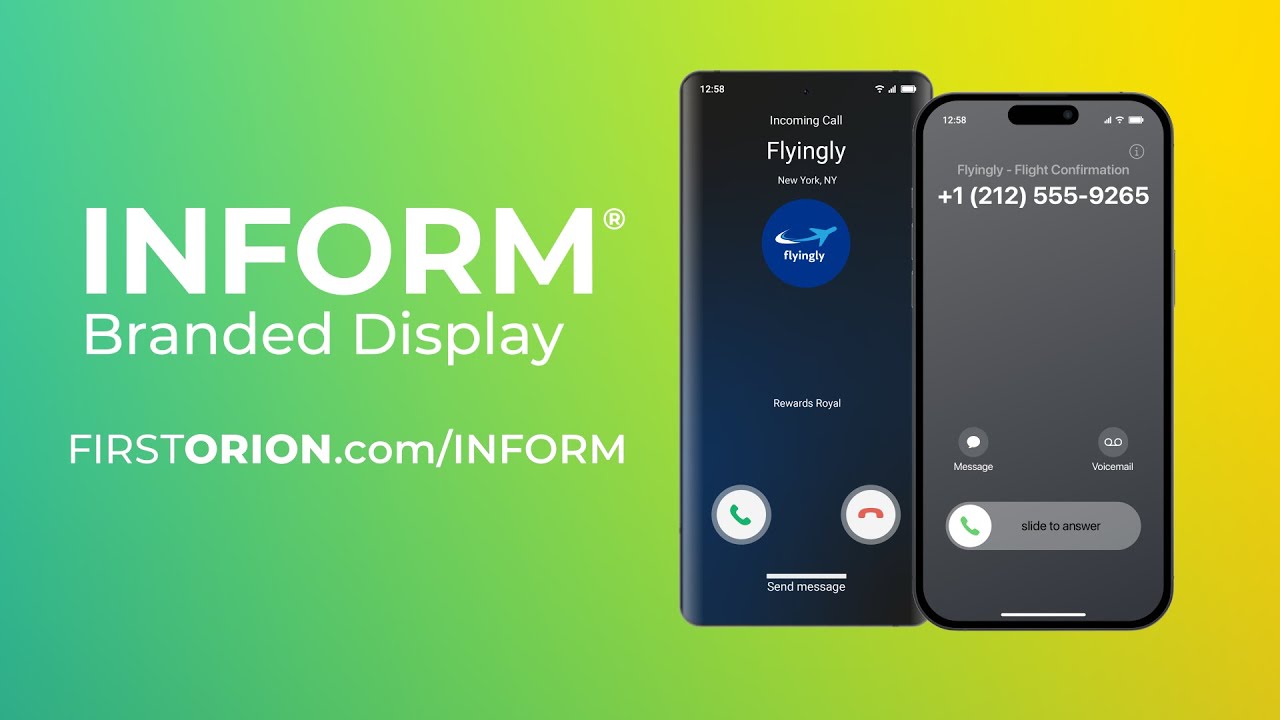 INFORM Branded Display from First Orion - YouTube