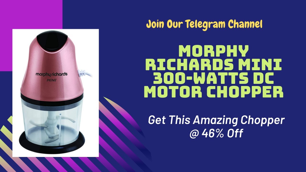 Morphy Richards Mini 300-Watts DC Motor Chopper | Morphy Richards ...