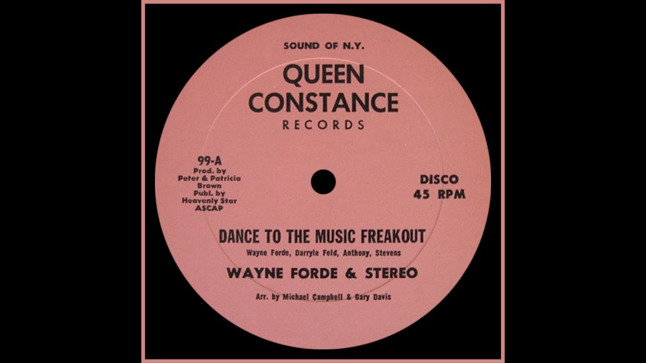 Wayne Ford & Stereo - Dance To The Beat Freakout ℗ 1979 - YouTube