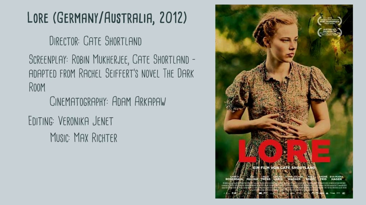 Lore - A Study Guide to Cate Shortland's Film - YouTube