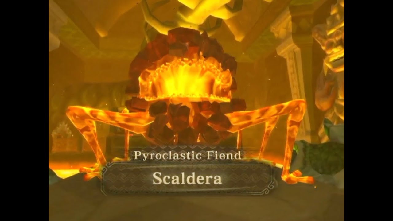 How to defeat Scaldera, Zelda Skyward Sword - YouTube