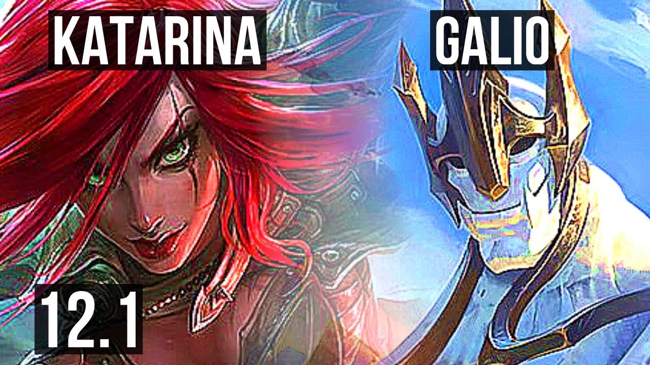 Katarina Vs Galio Mid Rank 2 Kata 12 0 1 Legendary 300 Games