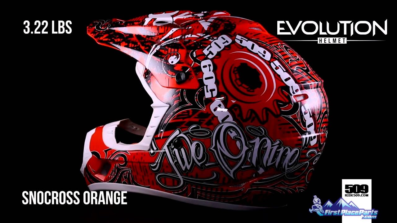 509 2014 Evolution Helmet - 7 Designs - YouTube