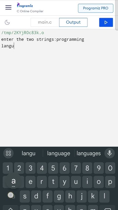 To Concatenate two given strings Basic C programme - YouTube