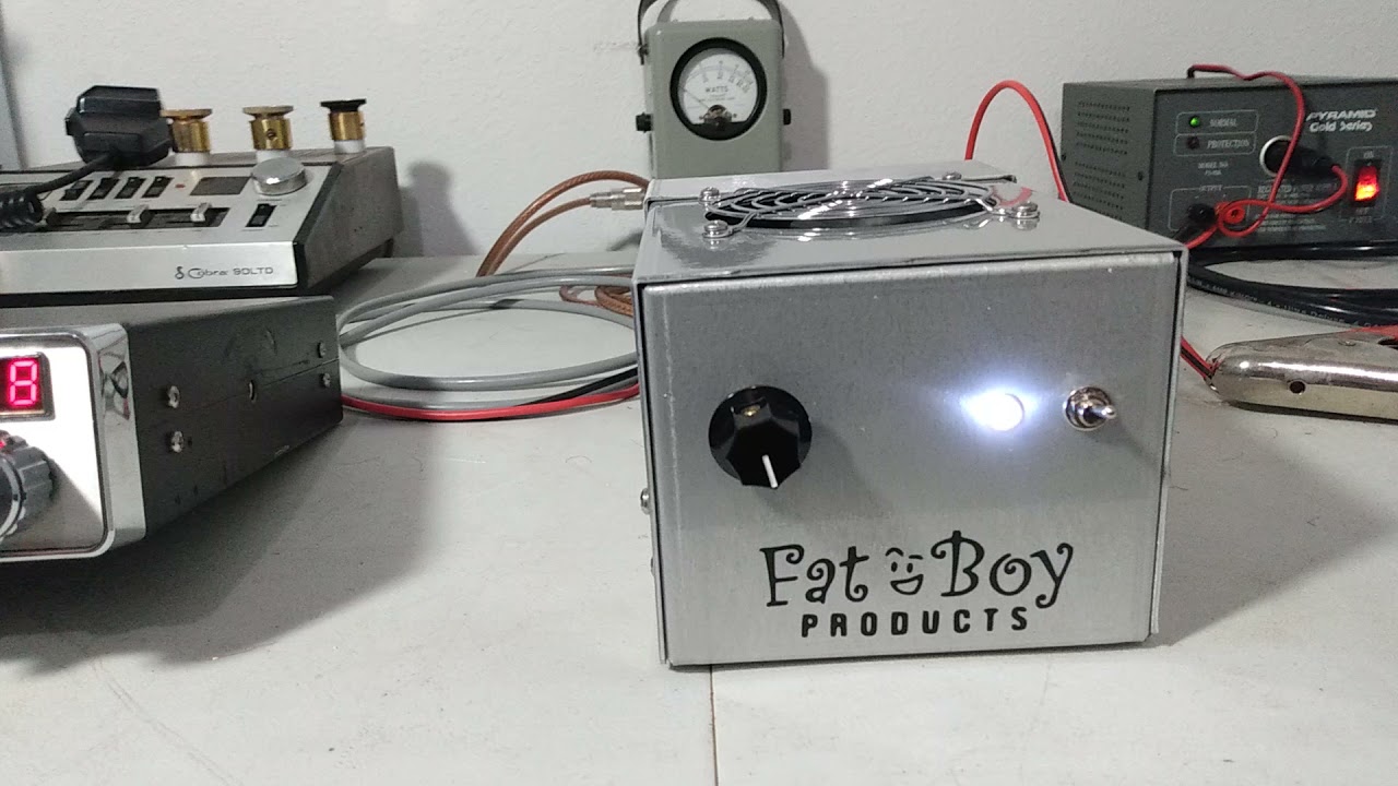 Fatboy Products 2p 454 Mobile Amplifier, sweet driver - YouTube