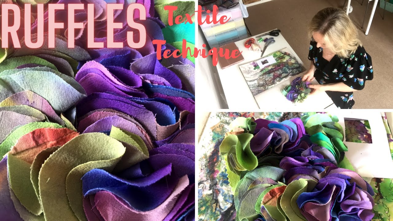 DIY RUFFLES Textile Techniques | Translating Drawings into Textiles ...