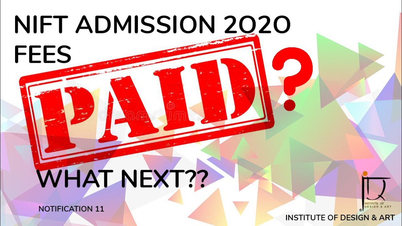 FINAL SOLUTION FOR NIFT FEES PAYMENT |NIFT COUNSELLING 2020| IDA ...