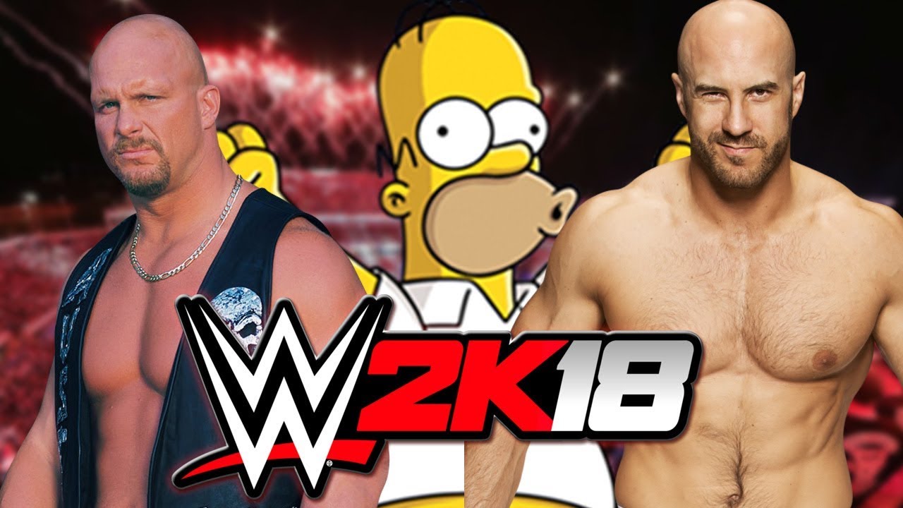 Stone Cold Steve Austin vs Homer Simpson vs Cesaro - YouTube
