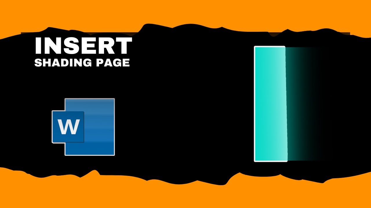 How to Insert Shading Page in Microsoft Word - YouTube
