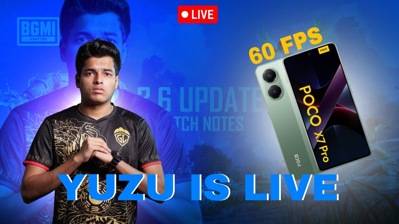 BGMI LIVE STREAM 3.6 UPDATE POCO X7 PRO 60 FPS GAME PLAY #bgmi #pubgmobile #liveshorts #60fps ...