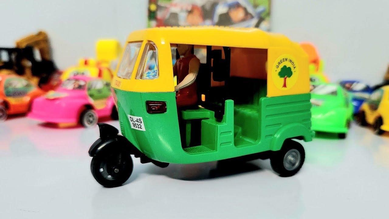 CNG Auto Rickshow Toy || Toys and me Wonderful toy wow. - YouTube